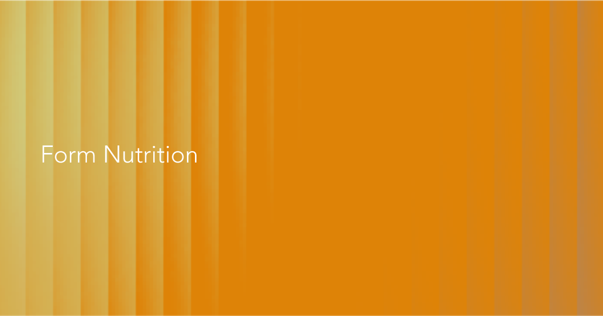 Form Protein Powder - UK Stockist