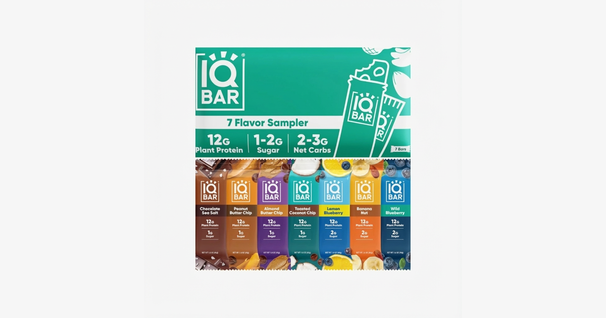IQ Bar 7 Bar Sampler
