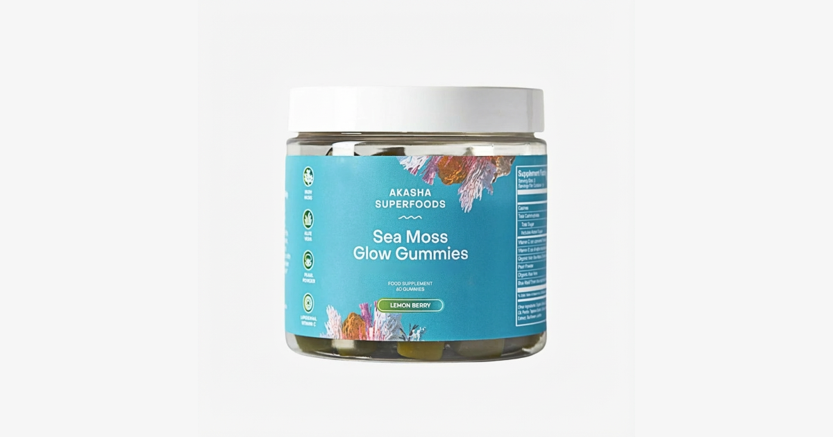 Akasha Superfoods Sea Moss Glow Gummies