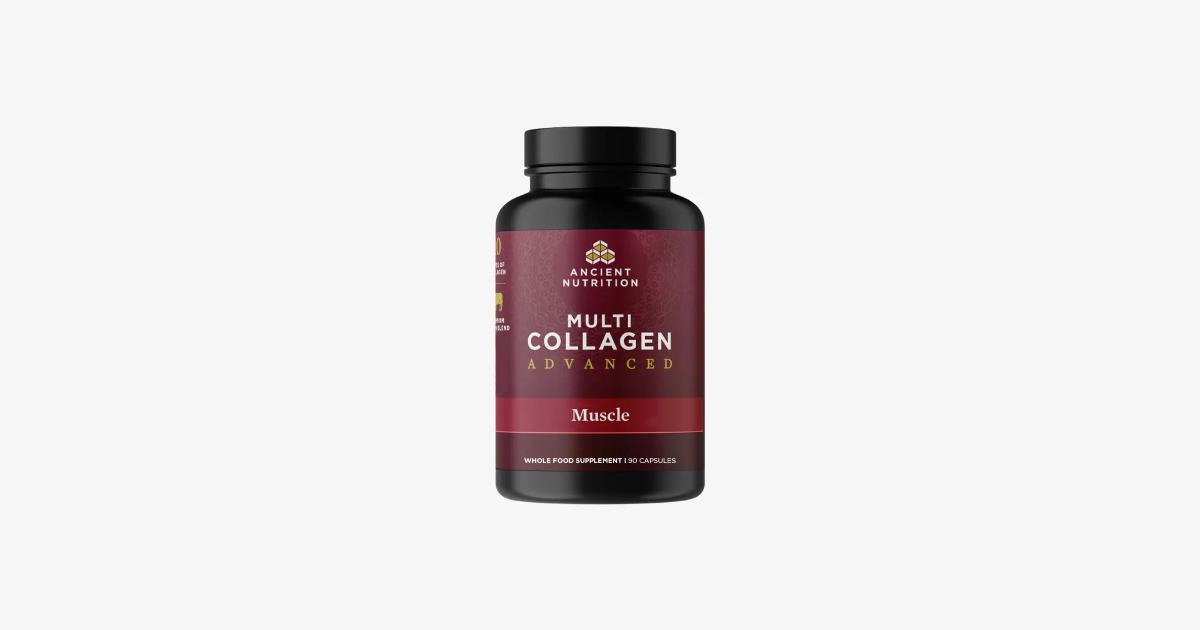 Ancient Nutrition Multi Collagen Advanced Muscle | Healf