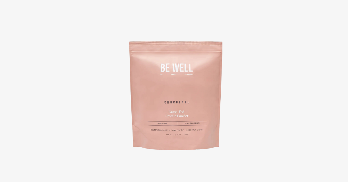 Be Well By Kelly Grass-Fed Protein Powder - Chocolate | Healf