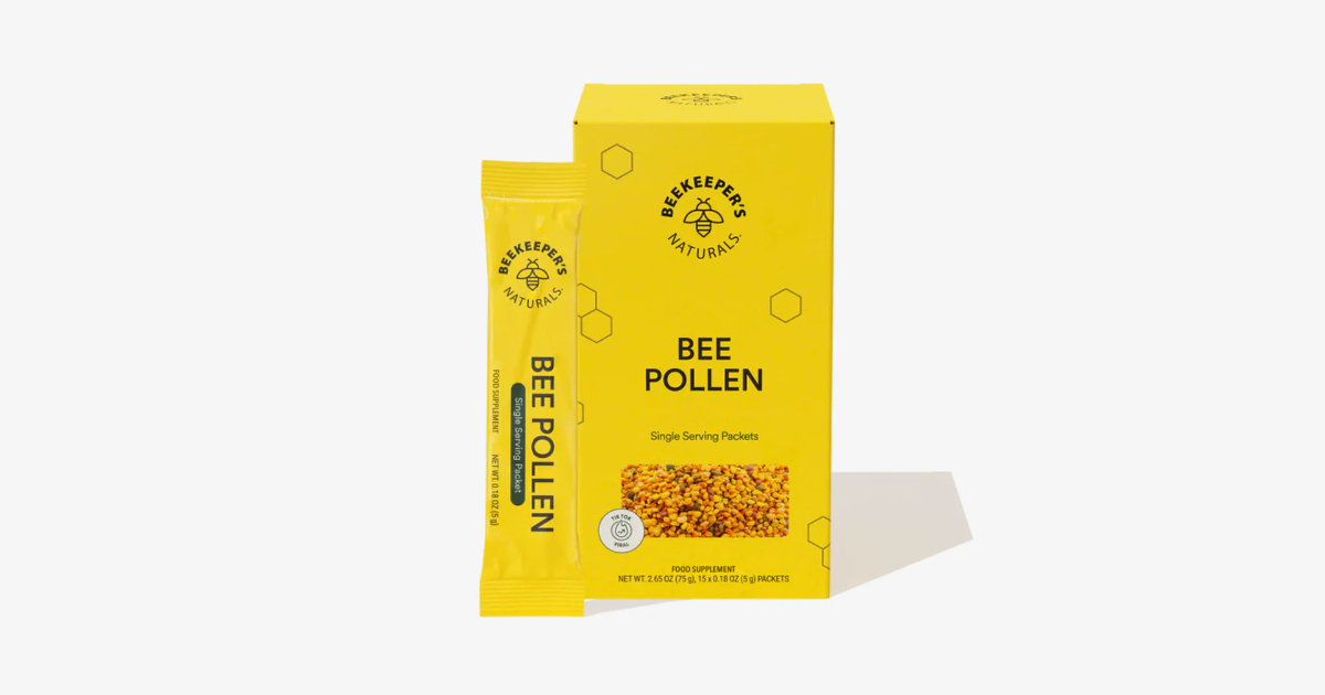 Beekeeper's Naturals Bee Pollen Packets | Healf
