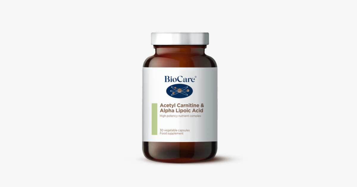 BioCare Acetyl Carnitine & Alpha Lipoic Acid | Healf