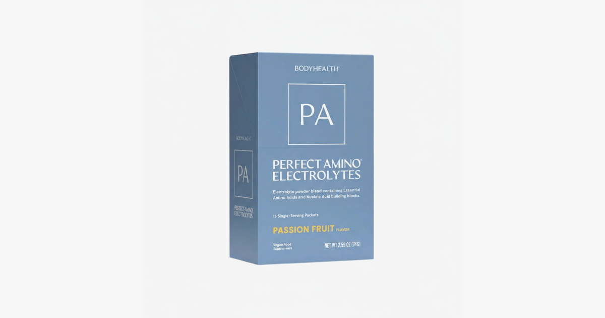 BodyHealth PerfectAmino Electrolyte Stick Packs - Passion Fruit | Healf