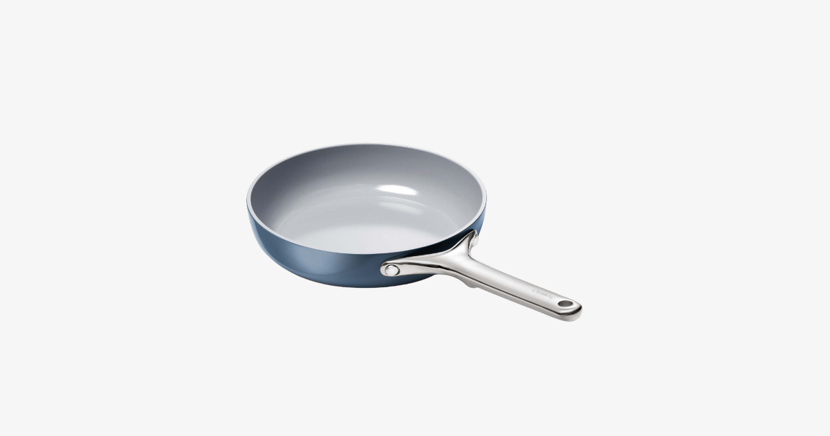 Caraway Non-Stick Ceramic Fry Pan Navy | Healf