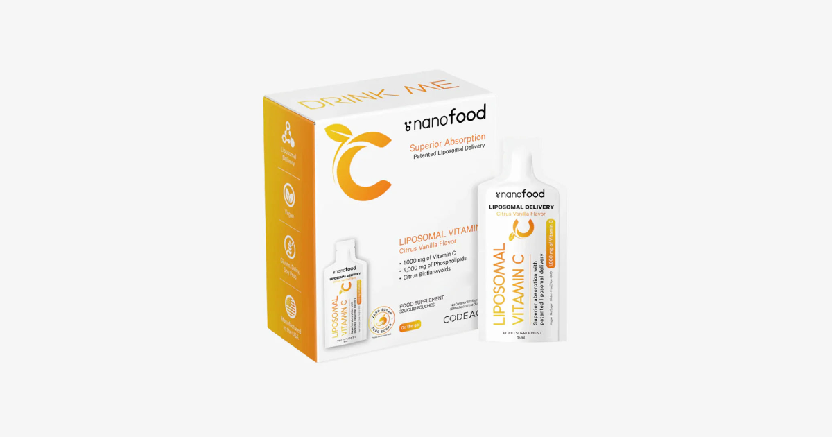 Codeage Liposomal Vitamin C Sachet | Healf