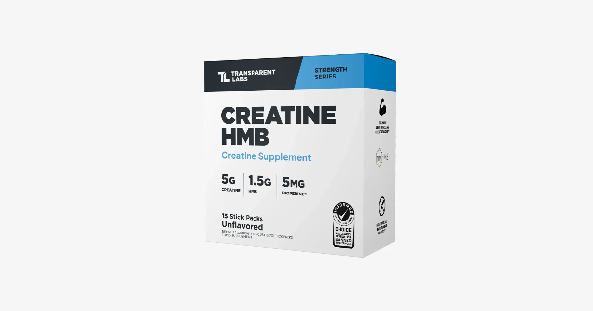 Transparent Labs Creatine HMB - Stick Packs