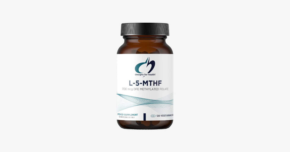 Designs For Health L-5-MTHF 1700mcg DFE (1 mg) | Healf