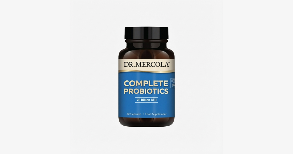 Dr. Mercola Complete Probiotics 70 Billion CFU | Healf