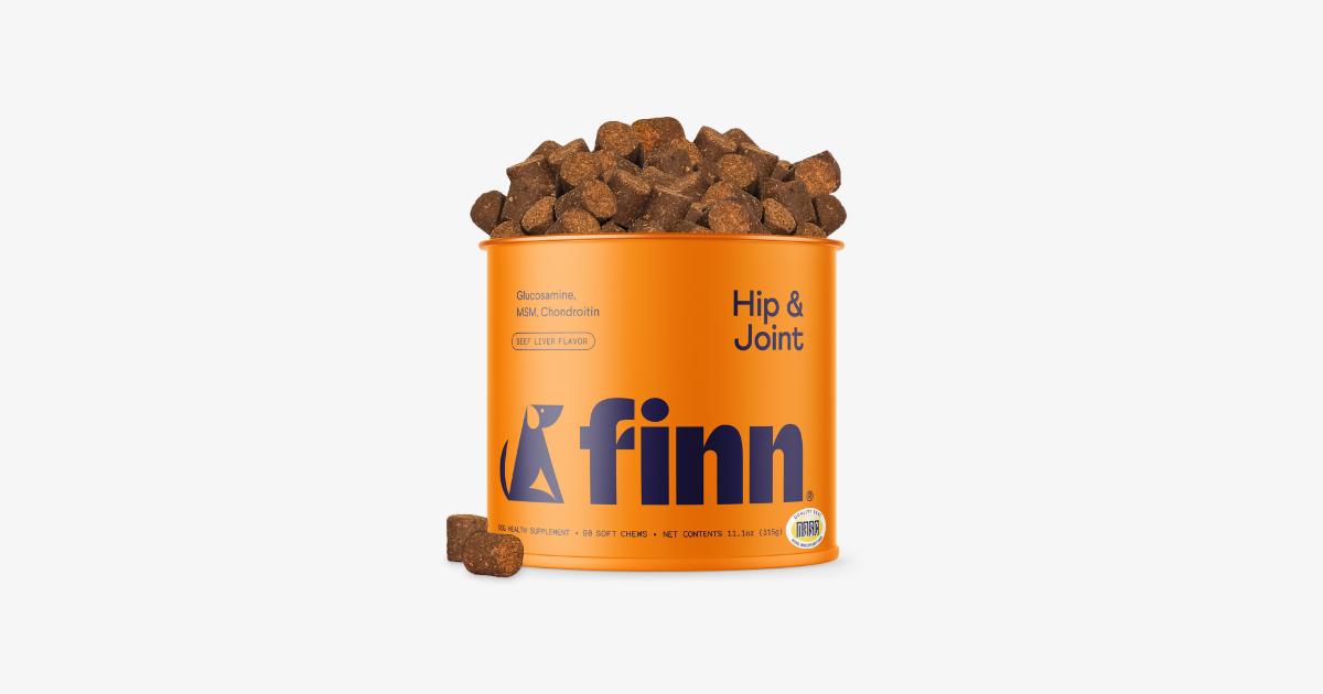 Finn Hip & Joint Soft Chew Supplement - Beef Liver Flavour | Healf