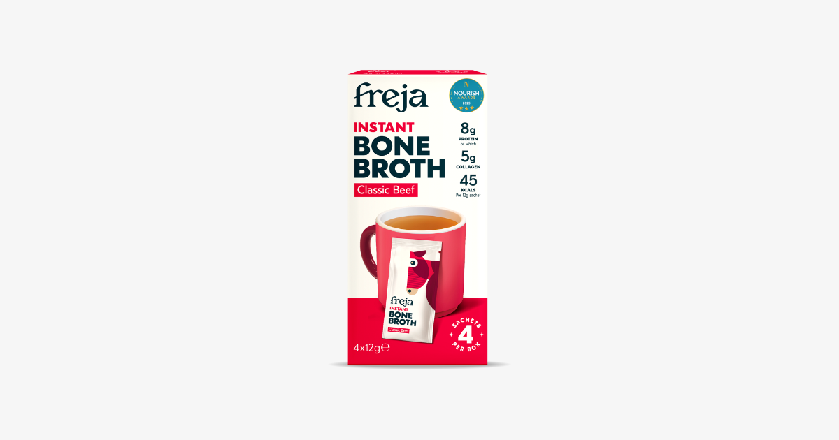 Freja Foods Instant Bone Broth Sachet - Beef 60g | Healf