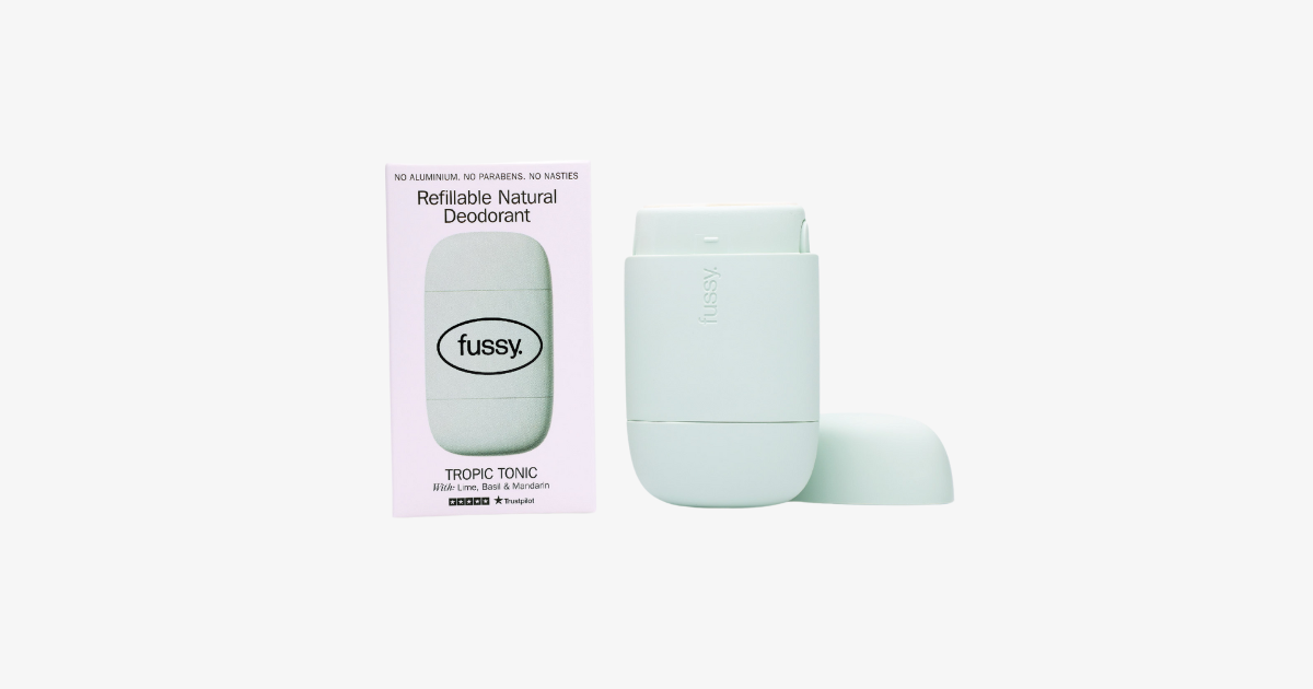 Fussy Natural Refillable Deodorant - Tropic Tonic | Healf