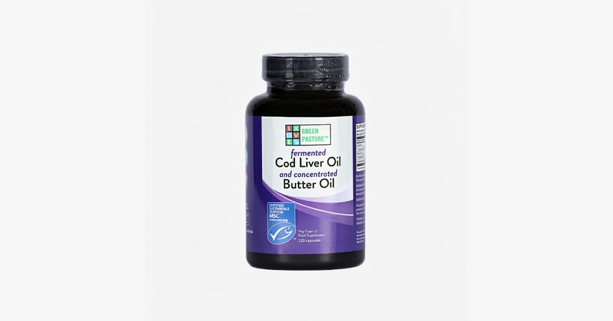 Green Pasture Cod Liver Oil & Butter Oil Capsules