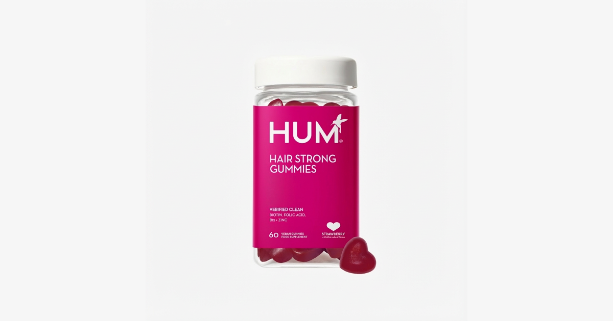 HUM Nutrition Hair Strong Gummies | Healf