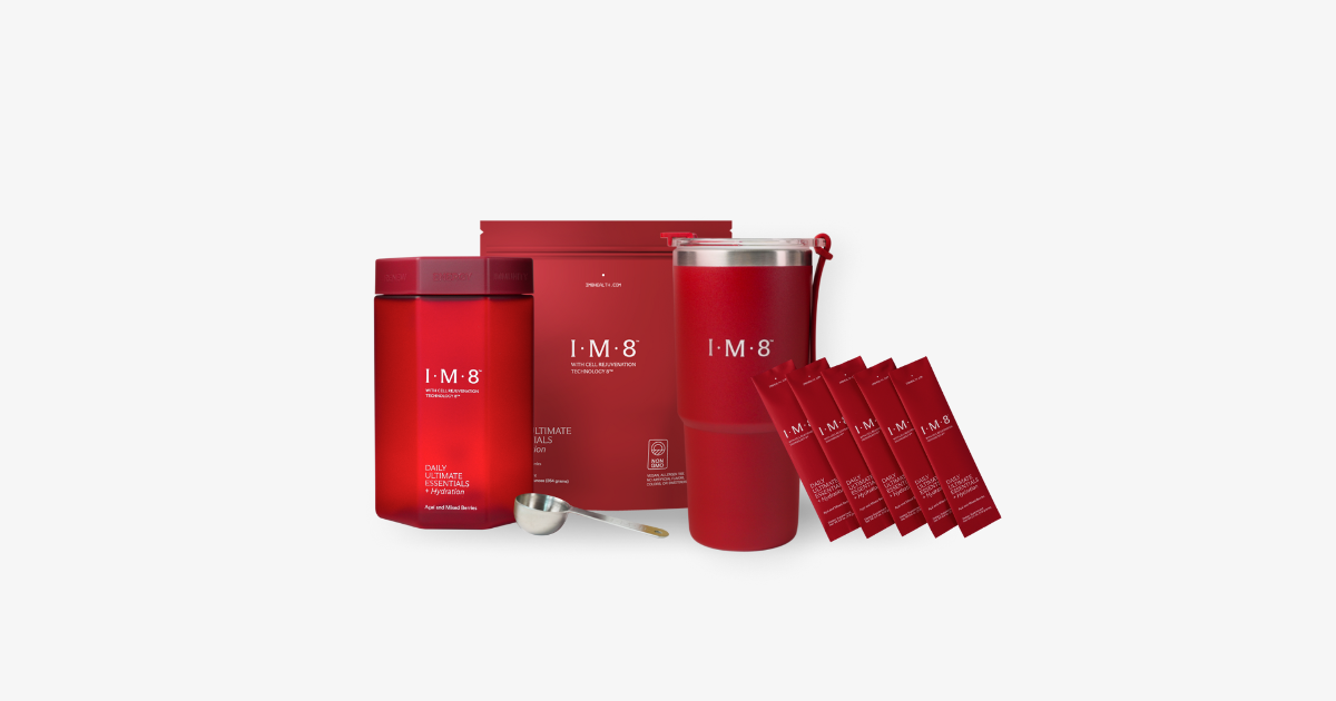IM8 Daily Ultimate Essentials: All-in-One Supplement - VIP Starter Kit ...