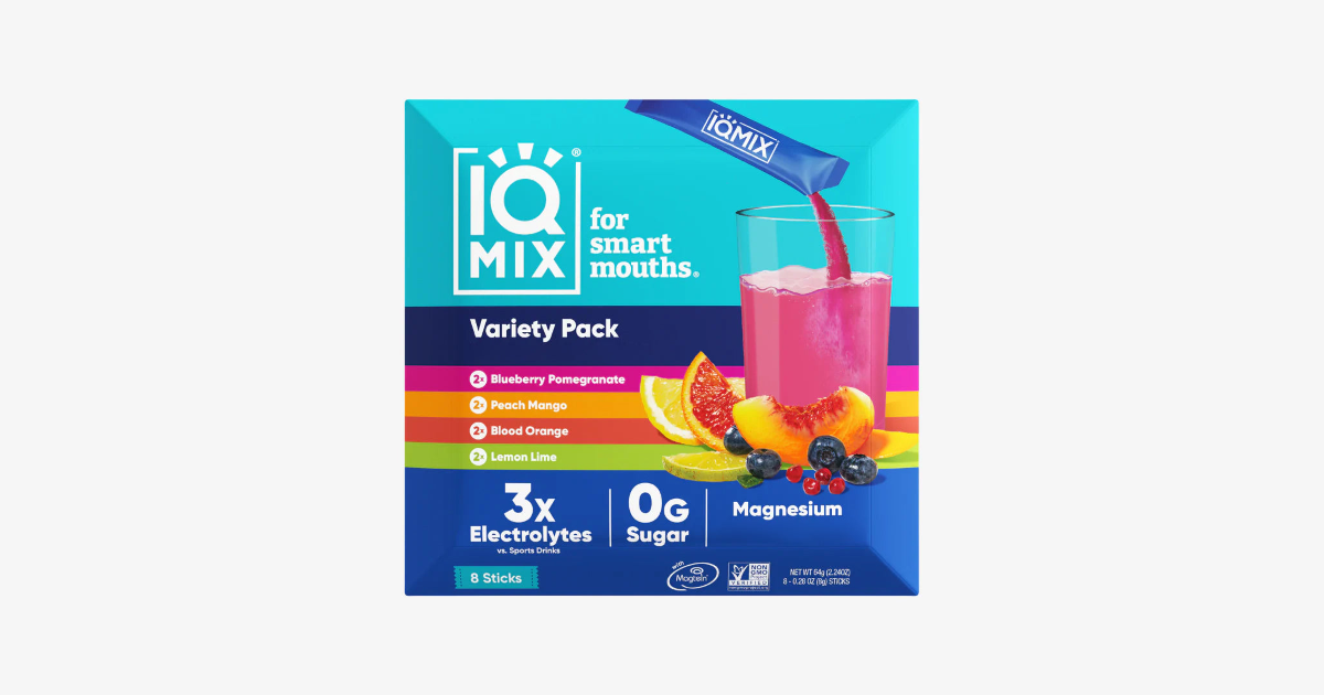 IQ Bar IQMIX - Hydration Electrolyte 8x Variety Pack