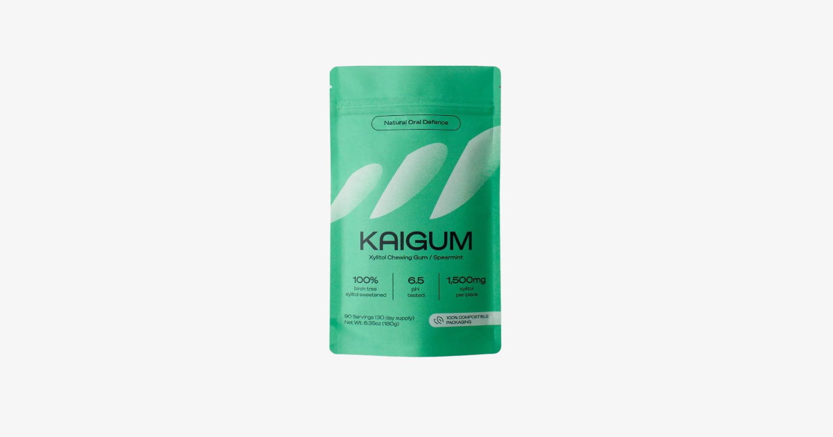 Kaigum Natural Chewing Gum - Spearmint