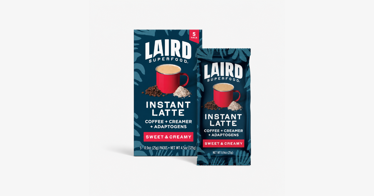 Laird Instant Latte with Adaptogens - Single Serve