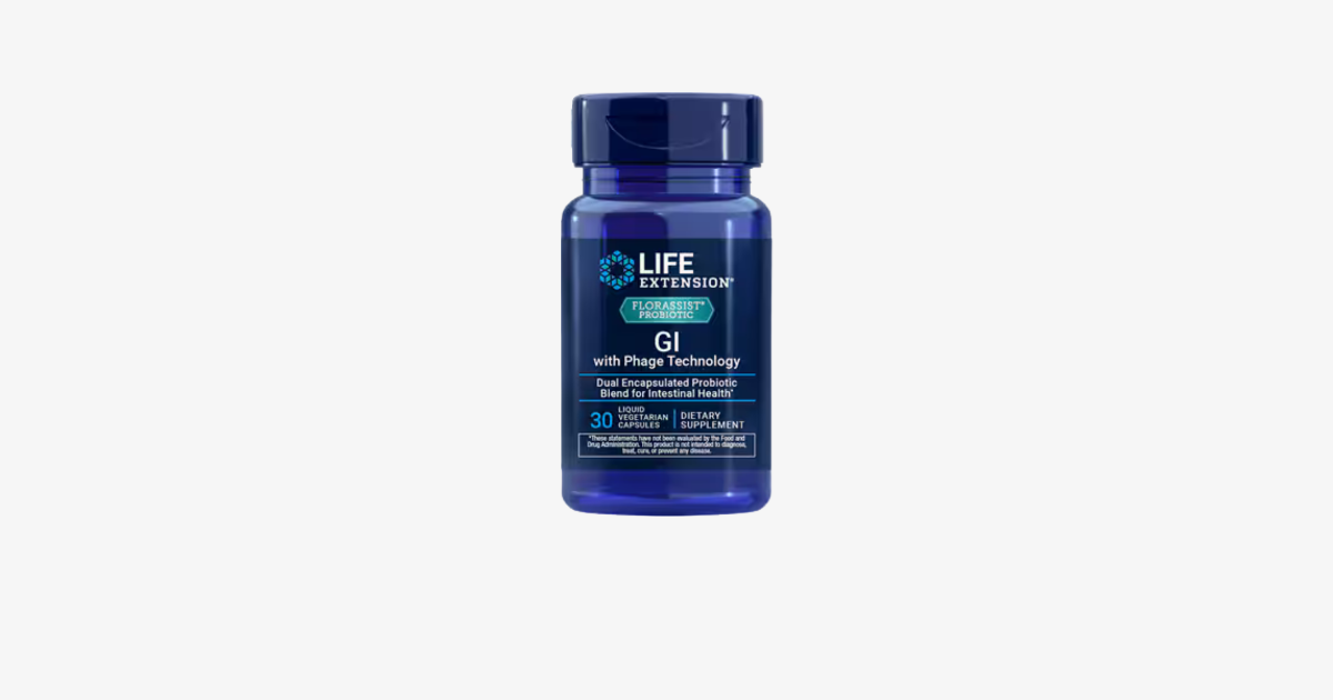 Life Extension FLORASSIST® GI with Phage Technology | Healf