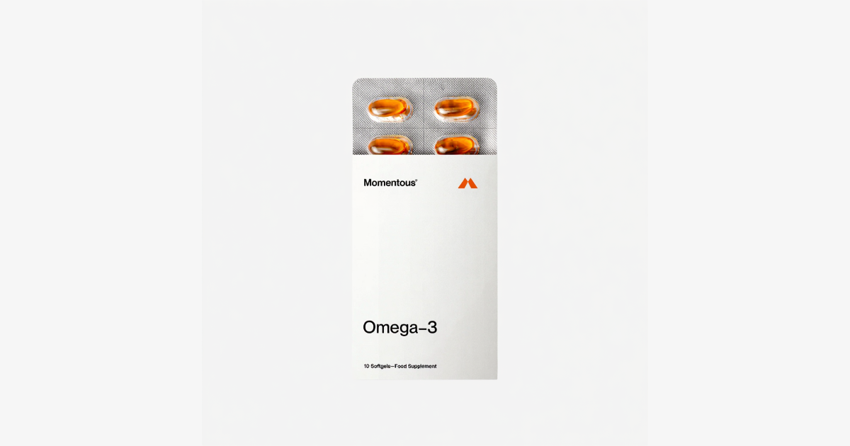 Momentous Omega-3 Travel Packs (Blister Card) | Healf