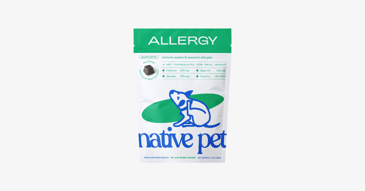 Native Pet Allergy Chews | Healf