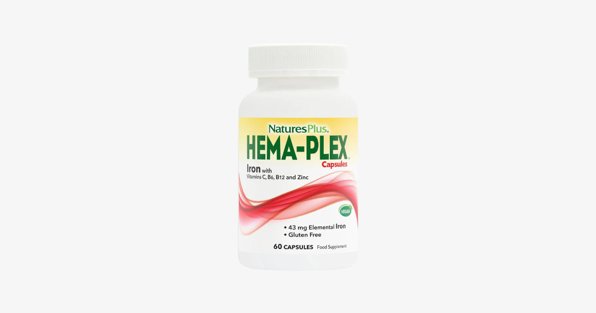 Naturesplus HEMA-PLEX® Iron Capsules | Healf