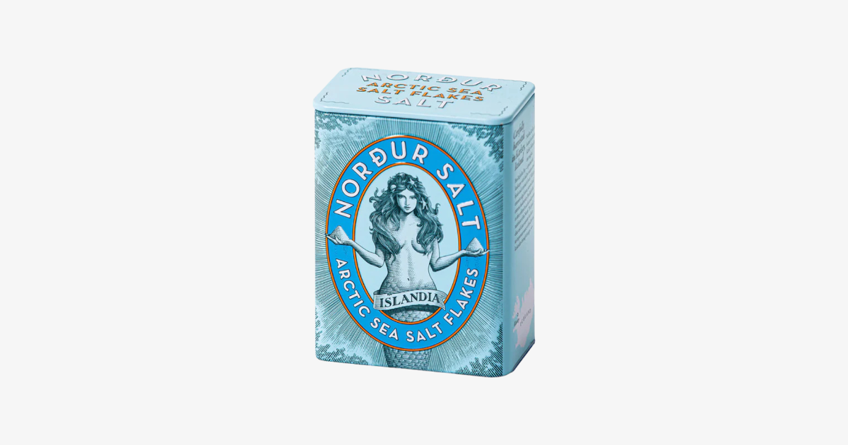 Nordur Salt Artic Sea Salt Flakes - Small Tin | Healf