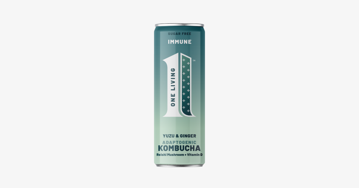 One Living Plus Immune - Yuzu & Ginger Kombucha