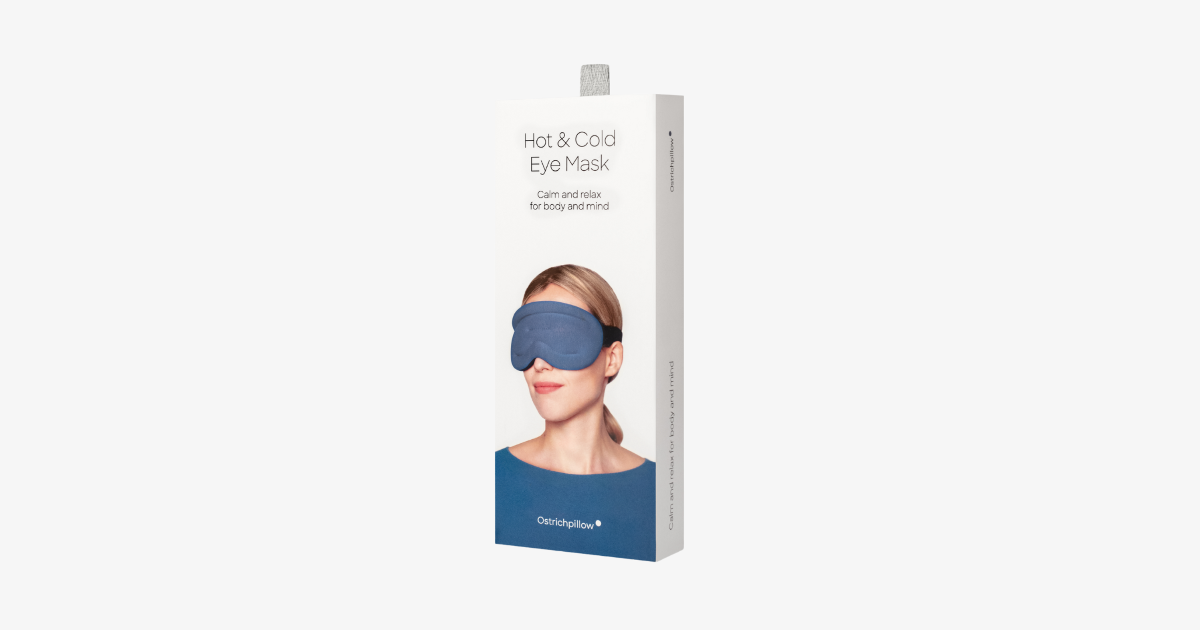 Ostrichpillow Hot & Cold Eye Mask - Ocean Blue | Healf
