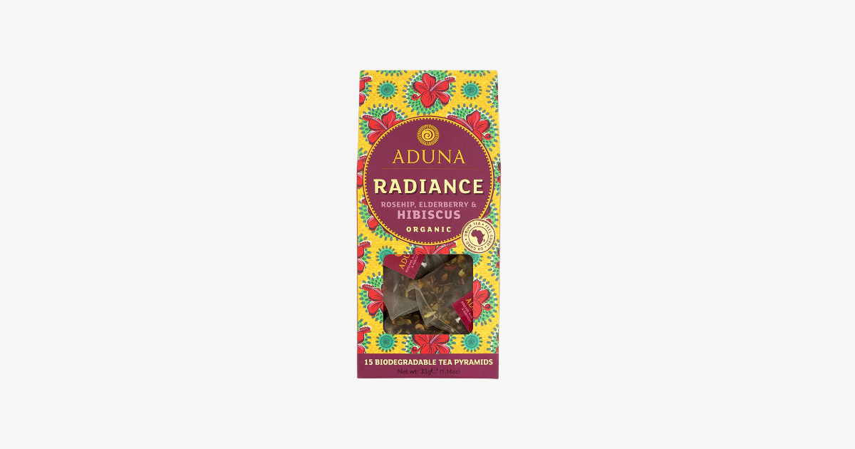 Aduna Radiance Tea with Hibiscus, Rosehip & Aloe Vera