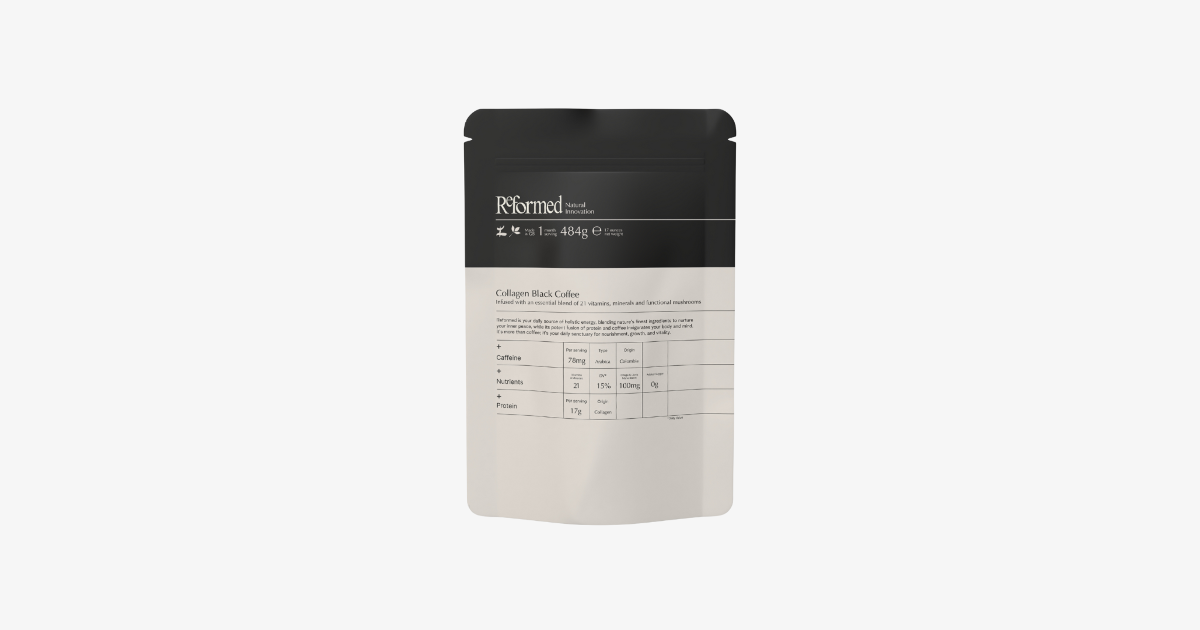 Reformed Collagen Black Coffee | Healf