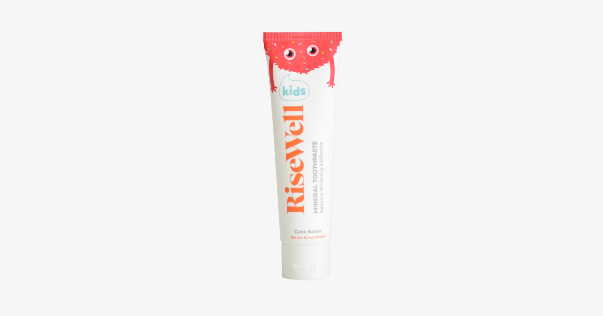 RiseWell Kids Mineral Toothpaste - Cake Batter