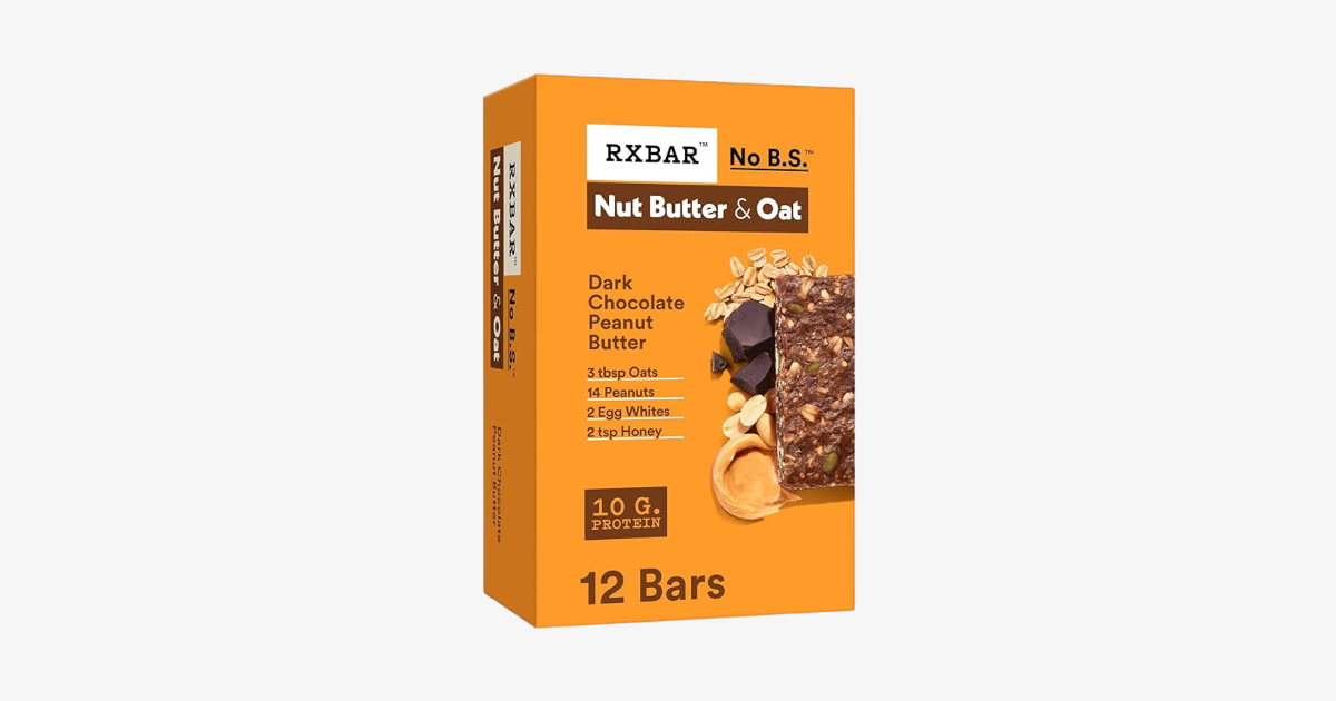 RXBAR Dark Chocolate Peanut Butter Bar | Healf