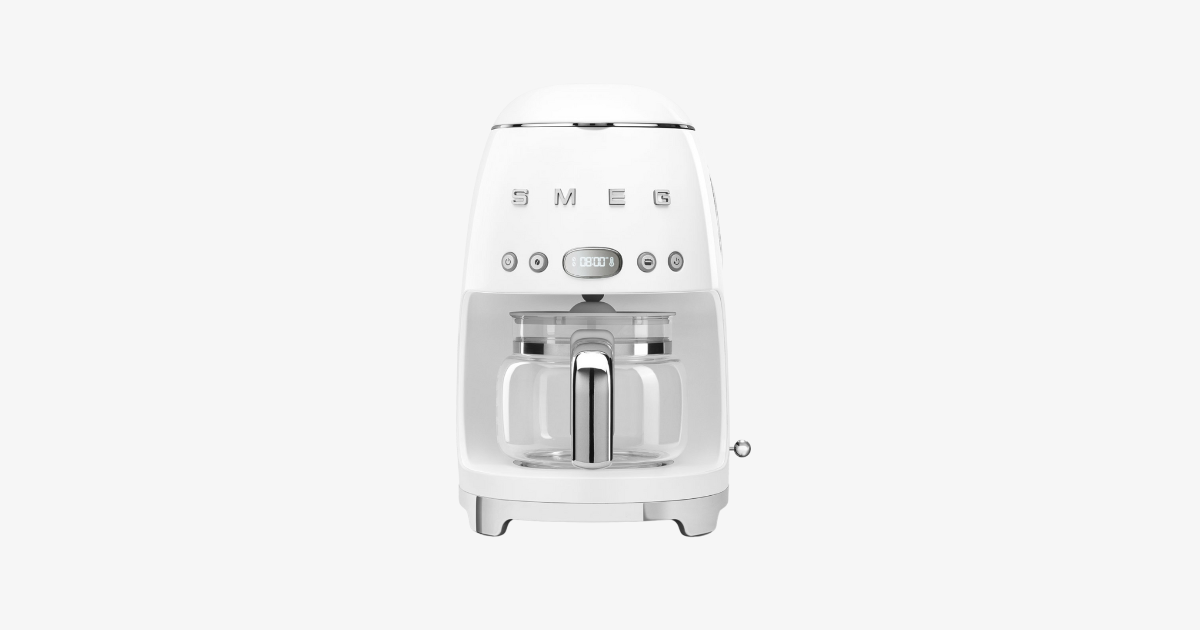 Smeg Drip Coffee Machine - White | Healf