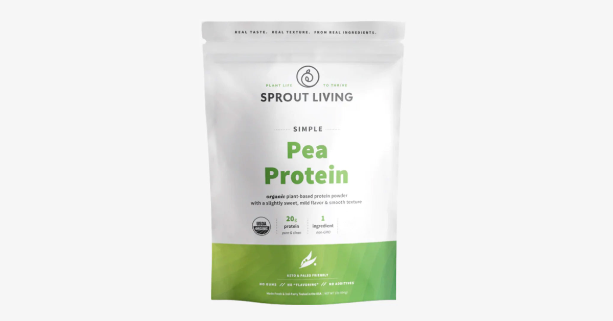 Sprout Living Simple Protein: Organic Pea Protein - Unflavored
