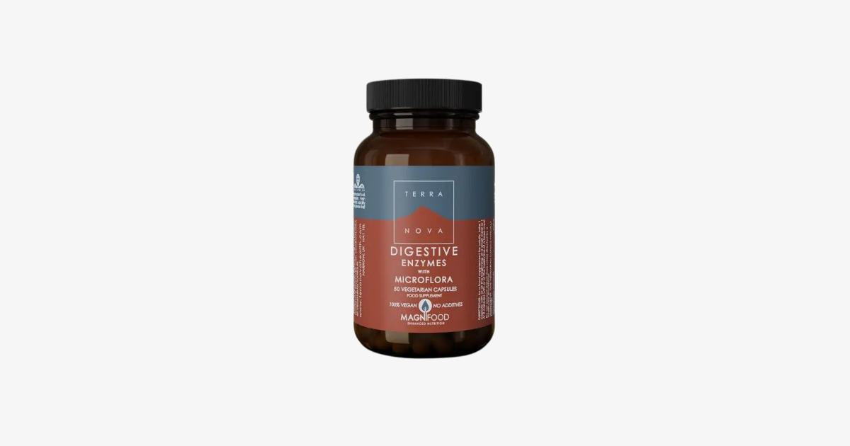 Terranova Digestive Enzyme with Microflora | Healf
