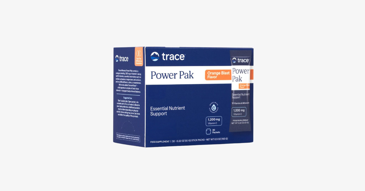 Trace Minerals Power Pak - Orange Blast