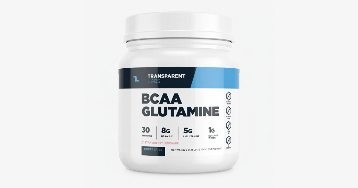 Transparent Labs BCAA Glutamine - Strawberry Lemonade