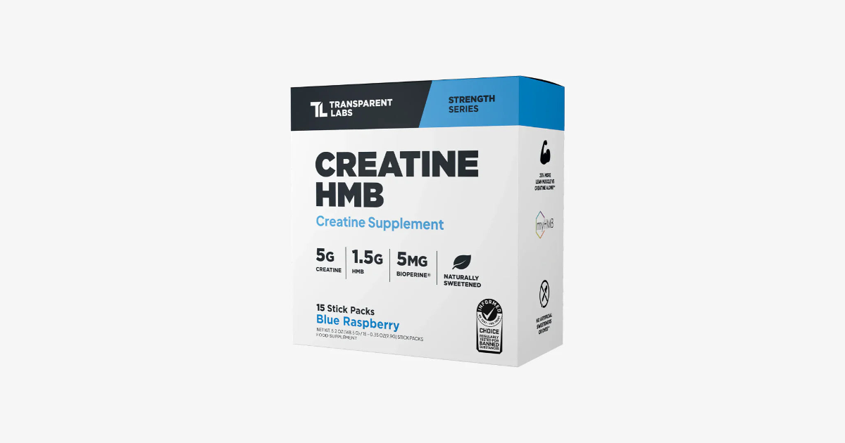 Transparent Labs Creatine HMB - Blue Raspberry