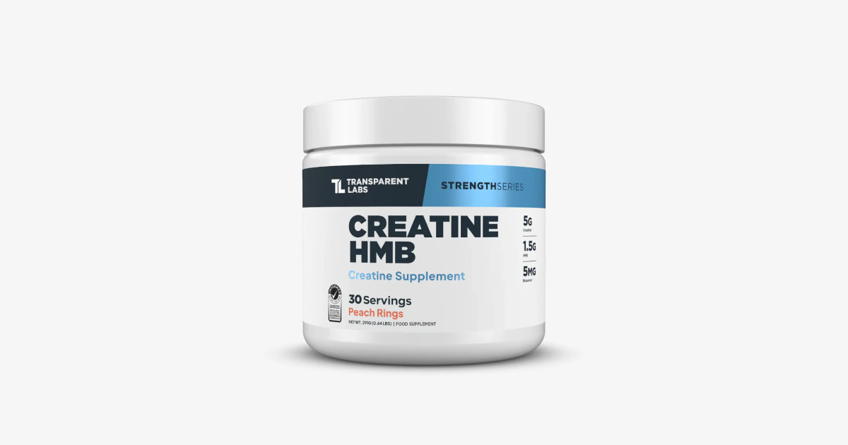 Transparent Labs Creatine HMB - Peach Rings | Healf