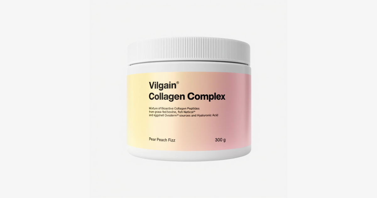 Vilgain Collagen Complex Pear and Peach | Healf