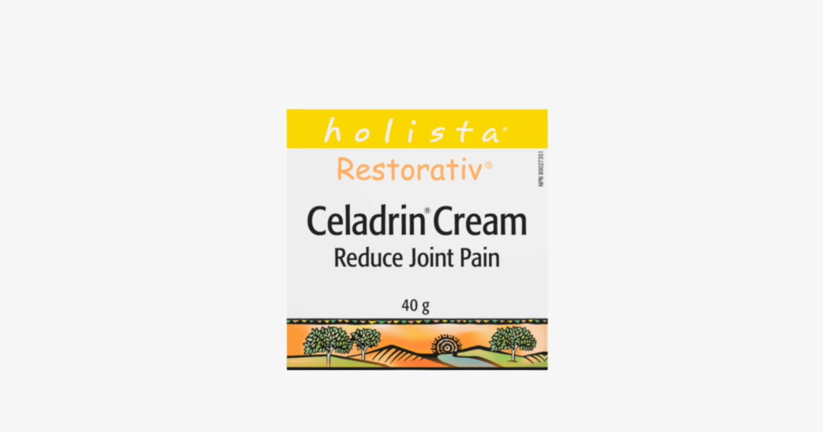 Webber Naturals and Holista Restorativ® Celadrin® Cream Reduce Joint ...