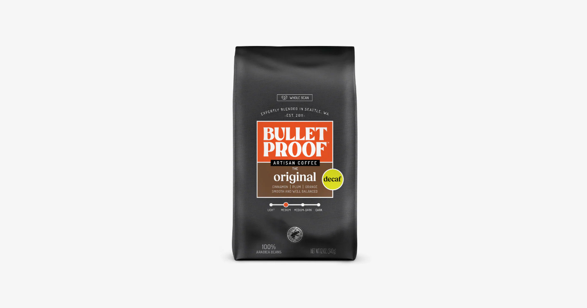 Bulletproof Whole Bean Coffee - Original Decaf
